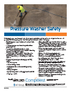 Pressure Washer Safety Tip Sheet | CompWest Insurance